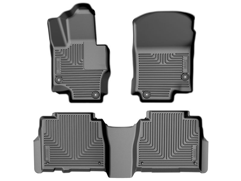 Husky Liners WeatherBeater Front & Second Seat Floor Liners - 3 Piece ...