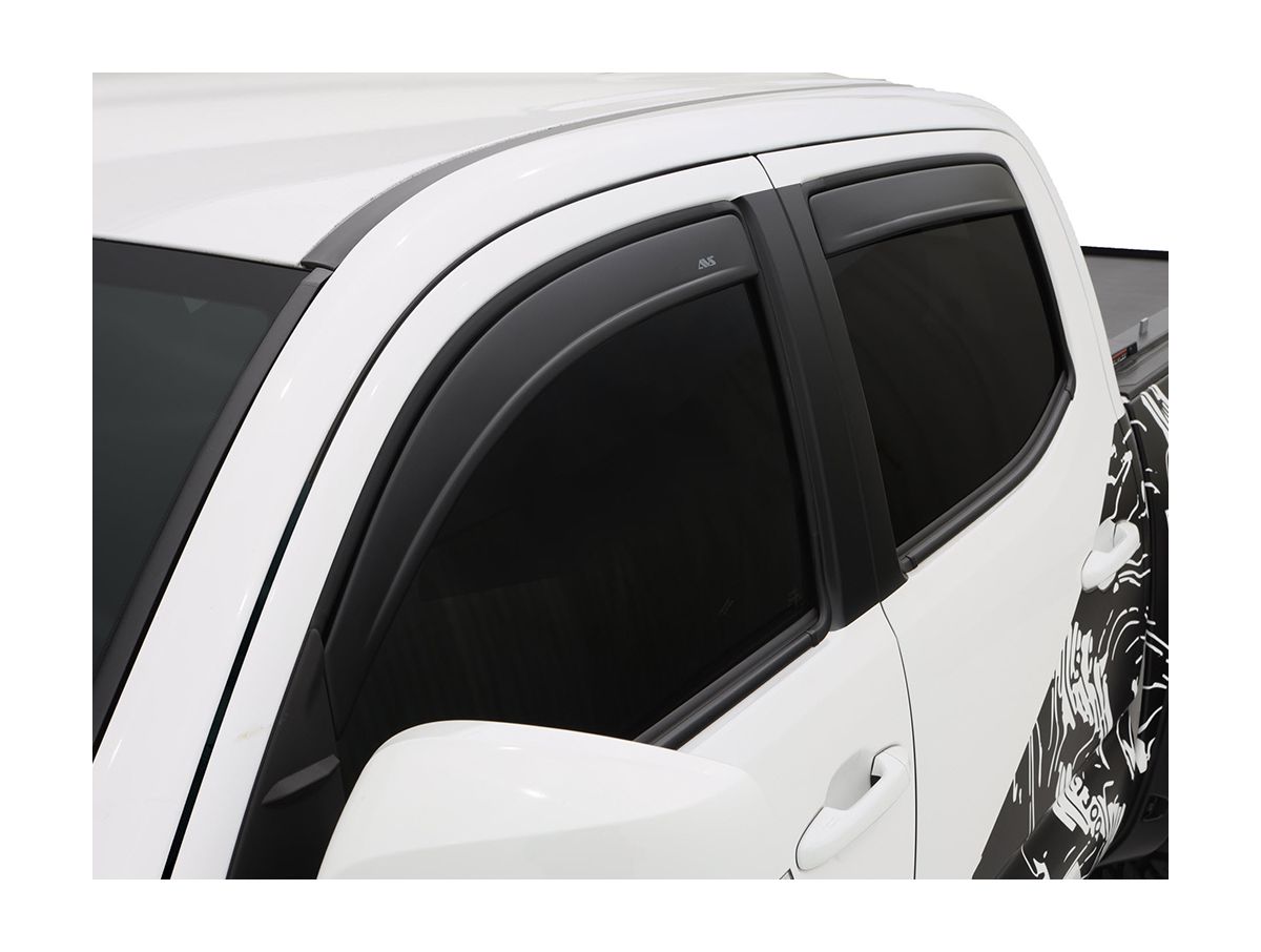 AVS Matte Black Low Profile Ventvisor Window Deflectors 1774036 | Husky ...
