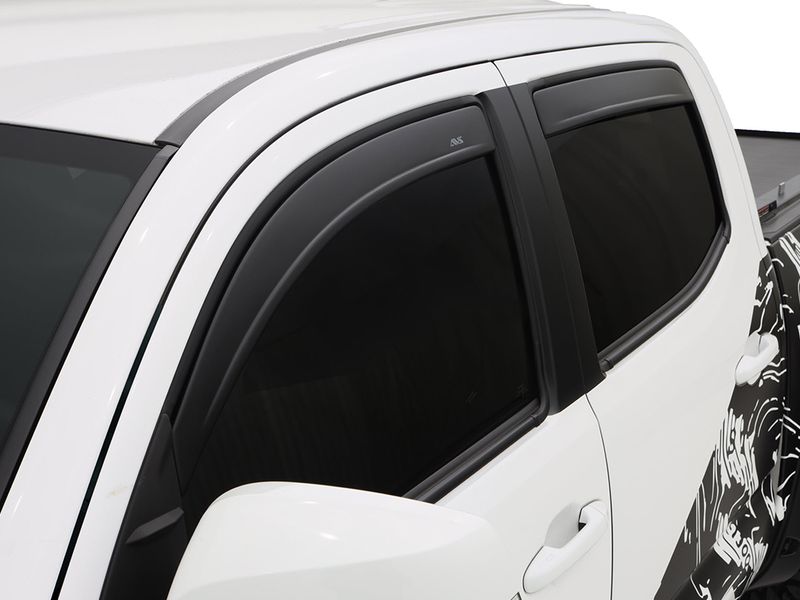 AVS Matte Black Low Profile Ventvisor Window Deflectors 1774036 | Husky ...
