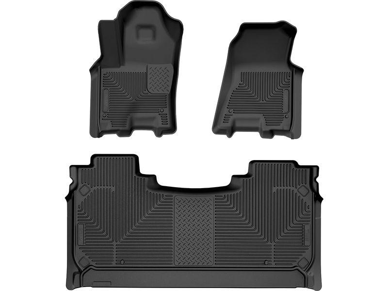 Husky Liners WeatherBeater Front & Second Seat Floor Liners - 3 Piece ...