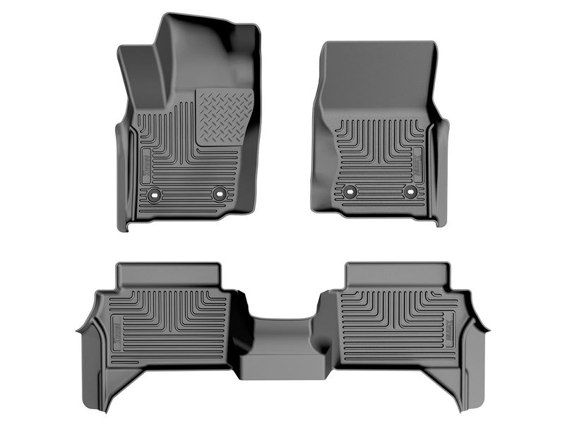 Husky Liners WeatherBeater Front & Second Seat Floor Liners - 3 Piece ...