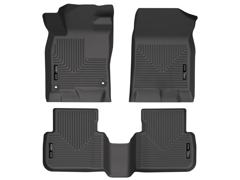 Husky Liners WeatherBeater Front & Second Seat Floor Liners - 3 Piece ...