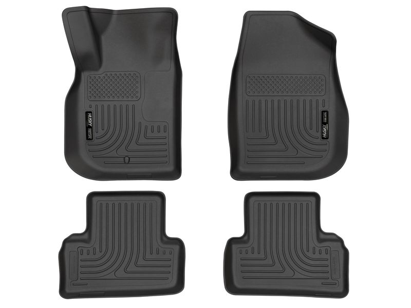 Husky Liners WeatherBeater Front & Second Seat Floor Liners - 4 Piece ...