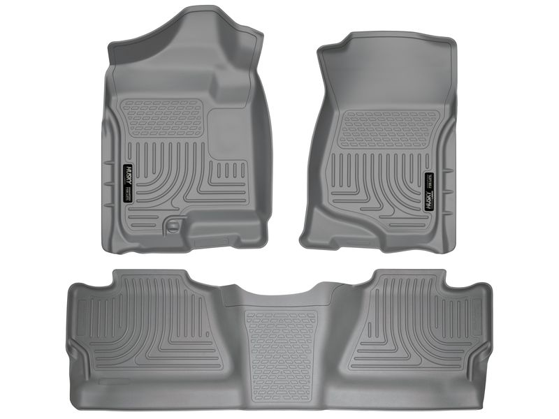 Husky Liners WeatherBeater Front & Second Seat Floor Liners - 3 Piece ...