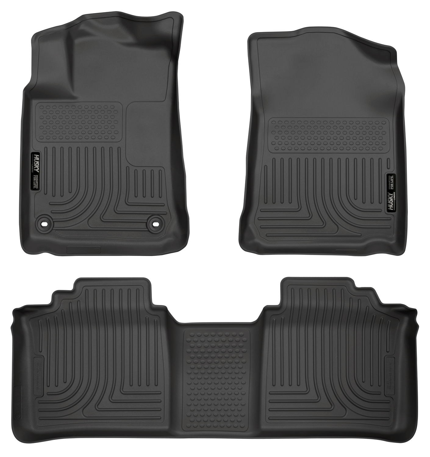 Husky Liners Front Second Seat Floor Liners 3 Piece 98501 Husky Liners