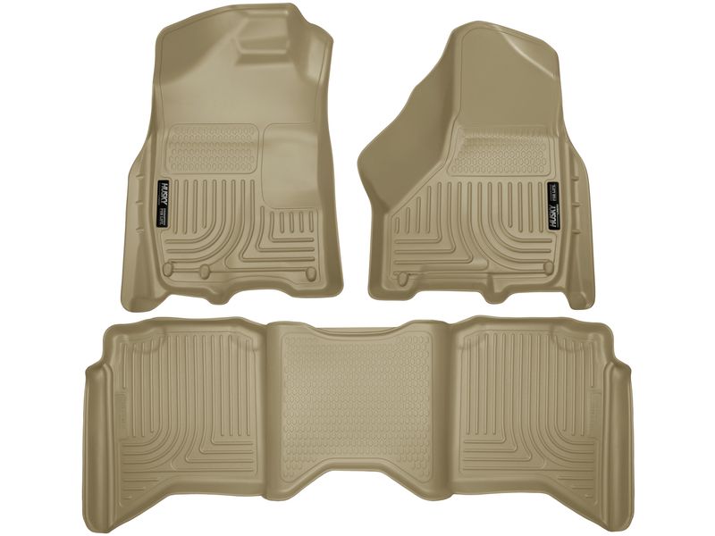 Husky Liners WeatherBeater Front & Second Seat Floor Liners - 3 Piece ...