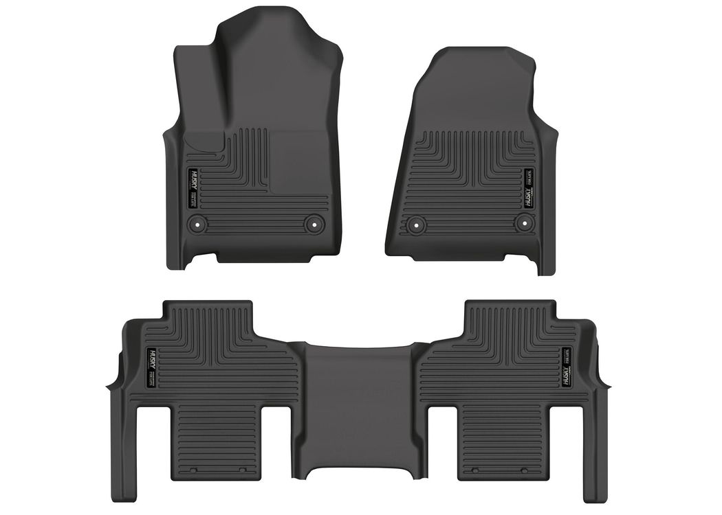 Husky Liners WeatherBeater Front & Second Seat Floor Liners - 3 Piece ...